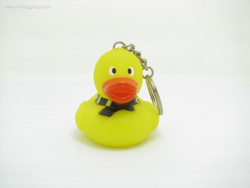 Yellow duck keychain
