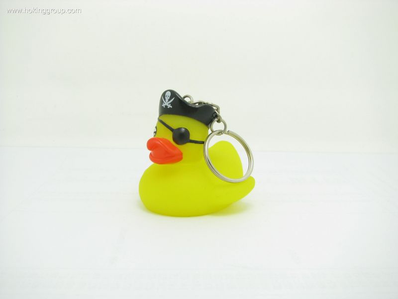 Yellow duck keychain